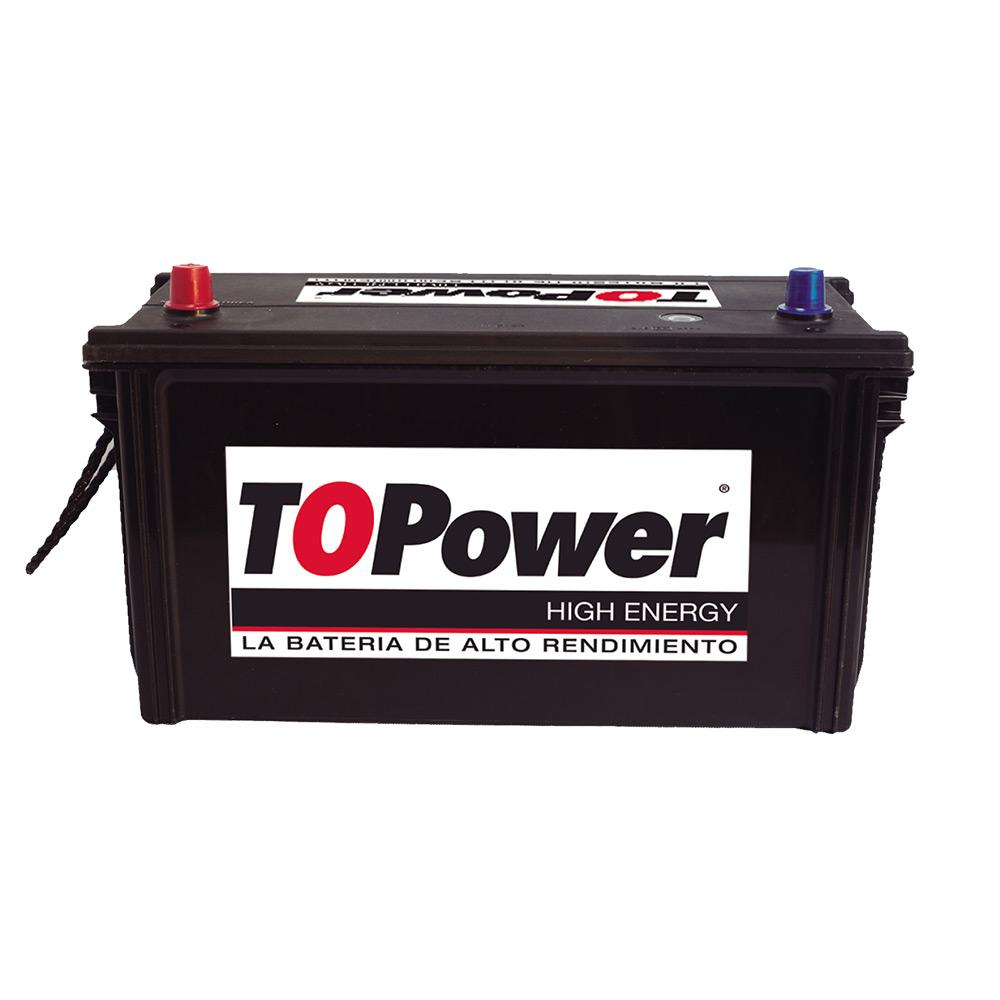 Bateria topower 100 amp borne estandar izquierdo 800cca