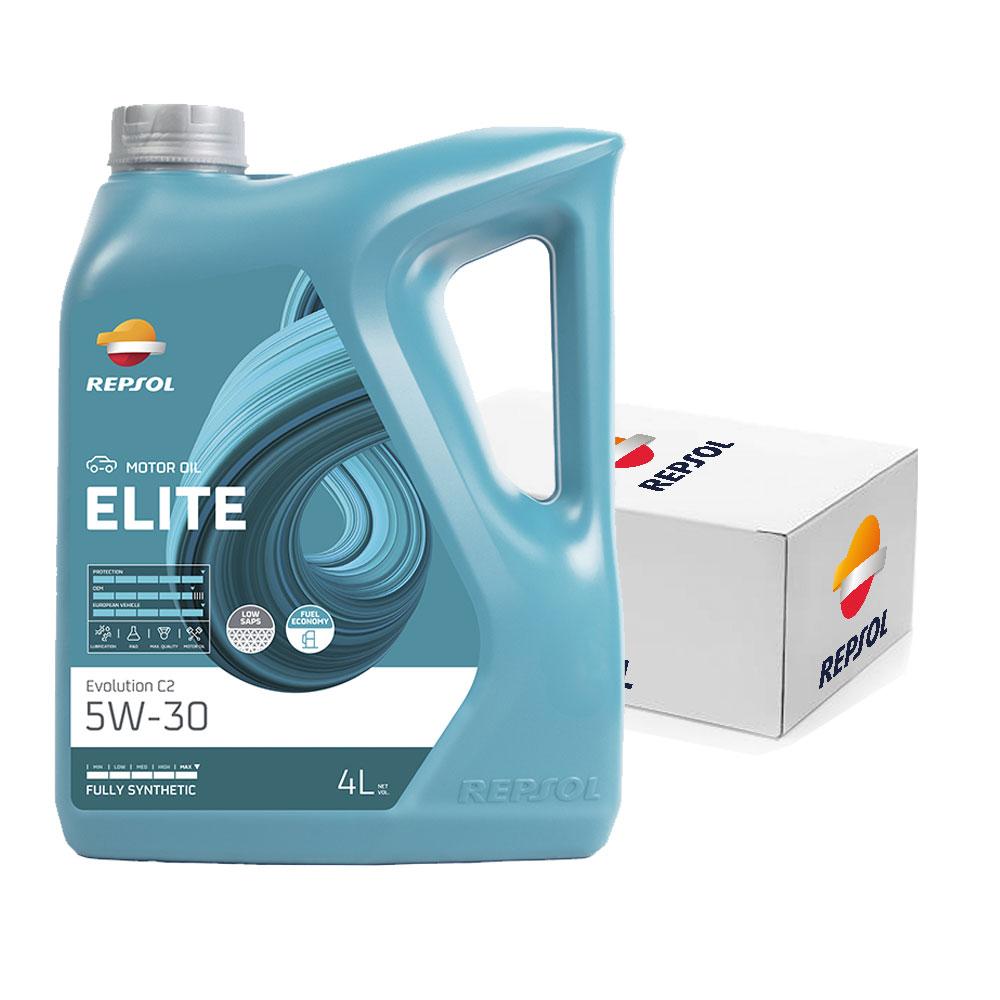 Caja lubricante repsol elite evolution c2 5w-30 20lt